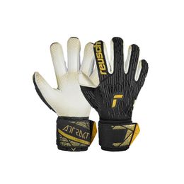 Reusch Damen Torwarthandschuhe "Attrakt Freegel Gold X GluePrint", gold, Gr. 9,5, mehrfarbig, 50% Elastodien, 20% Polyester, 20% Polypropylen, 10%