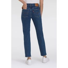 Levi's LEVI'S Damen Straight-Jeans "724 HIGH RISE STRAIGHT", blau, Gr. 28, Denim/Jeans, Obermaterial: 98% Baumwolle, 2% Elasthan, Jeans