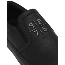 Philipp Plein Herren Slip-On Sneaker "Slip-ons", Gr. 39, schwarz, Schuhe