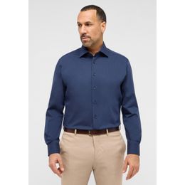 Eterna Herren Langarmhemd "MODERN FIT", blau, Gr. 39, Twill, 46% Baumwolle, 8% Elasthan, 46% Polyester, Hemden, NON IRON (b&uuml;gelfrei)