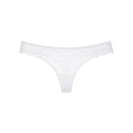 Triumph Damen String "Amourette", Gr. 42wei&szlig;, Microfaser, Obermaterial: 83% Polyamid, 17% Elasthan, Unterhosen, mit Stretch-Spitze
