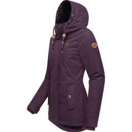 Ragwear Damen Winterjacke "Monade", lila, Gr. L, Obermaterial: 65% Polyester, 35% Baumwolle; Futter: 100% Polyester; Wattierung: 100% Polyester,