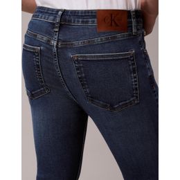Herren Skinny-fit-Jeans "SKINNY JEAN REGEN", blau, Gr. 34, Calvin Klein Jeans, unifarben, Denim/Jeans, Obermaterial: 80% Baumwolle, 12% Polyester, 6%