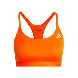 adidas Performance Sport-BH 'Otp Ess' Damen Gr&ouml;&szlig;e XS orange / wei&szlig;
