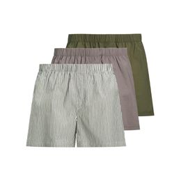 Jack & Jones Jack & Jones Boxershorts 'Milano' Herren Gr&ouml;&szlig;e XL taupe / oliv / dunkelgr&uuml;n