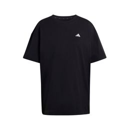 adidas Performance Sportshirt 'Essentials' Damen Gr&ouml;&szlig;e XL schwarz / wei&szlig;