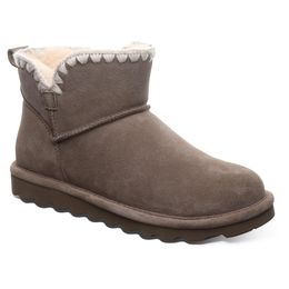 Bearpaw Damen Winterboots "Yvonne", Gr. 37taupe, Veloursleder, Schuhe, Schlupfstiefel, Snowboots mit Warmfutter
