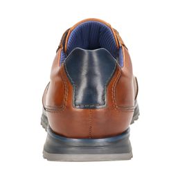 Bugatti Herren Sneaker, Gr. 44, braun, Glattleder, used, Schuhe, Schn&uuml;rschuh, Halbschuh, Freizeitschuh mit Profilsohle