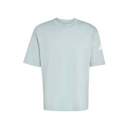 adidas Sportswear T-Shirt 'Essential' Herren Gr&ouml;&szlig;e L mint / wei&szlig;