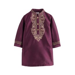 next Shirt 'EID' Jungen Gr&ouml;&szlig;e 80 gelb / burgunder