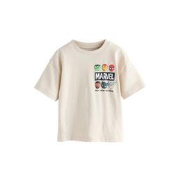 next T-Shirt 'Marvel' Jungen Gr&ouml;&szlig;e 104 beige / hellblau / rot / schwarz