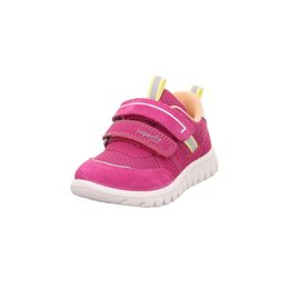 Superfit Sneaker 'SPORT7 MINI' M&auml;dchen Gr&ouml;&szlig;e 28 gelb / grau / pink