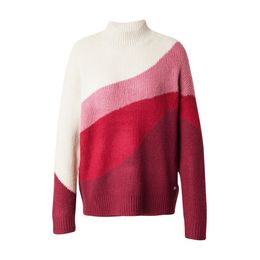 ZABAIONE Pullover 'De44vi' Damen Gr&ouml;&szlig;e L rot / weinrot / hellrot