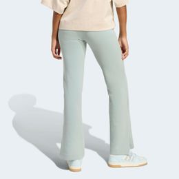 Sporthose adidas Sportswear "W ALL SZN SL FP", Damen, Gr. L, N-Gr, wonder sage, Obermaterial: 51% Polyester, 25% Modal, 15% Baumwolle, 9% Elasthan, Hosen Sporthose, schlanke Passform, mittelhoher Bund, mit Gummizug