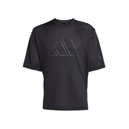 adidas Performance Sportshirt Herren Gr&ouml;&szlig;e M schwarz / silber
