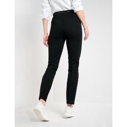 Damen Boyfriend-Hose "Style DamenpulloverTH", schwarz, Gr. 46, RAPHAELA BY Brax, 63% Viskose, 33% Polyamid, 4% Elasthan, Hosen