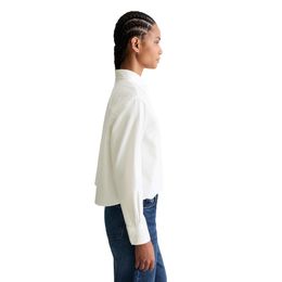 Marc O'Polo Damen Langarmbluse "aus Organic Cotton", wei&szlig;, Gr. XL, MARC O'POLO DENIM, unifarben, Obermaterial: 100% Baumwolle, Blusen