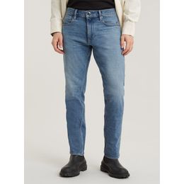 G-Star Raw 5-Pocket-Jeans G-STAR "Mosa Straight Jeans", Damen, Gr. 29, L&auml;nge 34, sun faded blau donau, Obermaterial: 74% Baumwolle, 25% Baumwolle, 1% Elasthan, Jeans 5-Pocket-Jeans