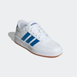 M&auml;dchen Sneaker "BREAKNET 3.0 F&Uuml;R KIDS", adidas Sportswear, Gr. 38,5, wei&szlig;, Synthetik, Schuhe, f&uuml;r Kinder & Jugendliche