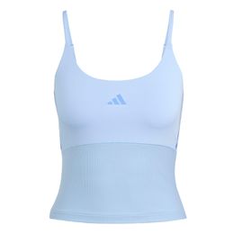 adidas Performance Sporttop 'Hyperglam' Damen Gr&ouml;&szlig;e M/L hellblau
