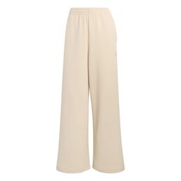 adidas Sportswear Workout Pants 'SOFT LUX STRAIGHT LEG' female size L Beige