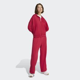 Damen Trainingsanzug "ENERGIZE", rot, Gr. M, adidas Sportswear, Obermaterial: 70% Baumwolle, 30% Polyester, Sportanz&uuml;ge