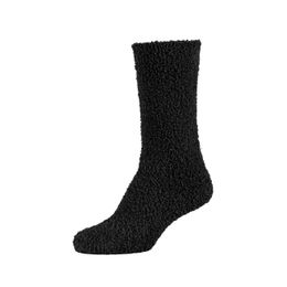 Camano Damen Socken "Socken Cosy Kuschelsocken Flauschig Warm Damen Lang", Gr. 35, schwarz, 98% Polyester, 2% Elasthan, uni, Socken