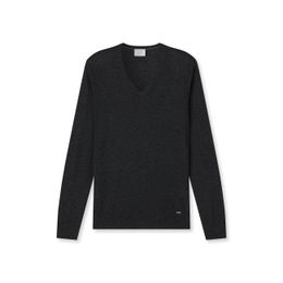 OLYMP Herren Strickpullover "OLYMP Casual Strick, Pullover", grau, Gr. XXXL, 85% Schurwolle, 15% Seide, Pullover