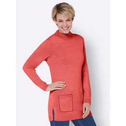 Classic Basics Damen Longpullover "Longpullover", pink, Gr. 38, unifarben, 100% Polyacryl, Pullover