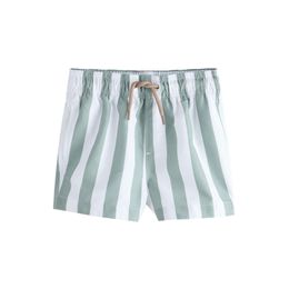 next Badeshorts Jungen Gr&ouml;&szlig;e 86 pastellgr&uuml;n / wei&szlig;