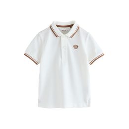 next Poloshirt Jungen Gr&ouml;&szlig;e 86 karamell / wei&szlig;