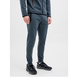Jack & Jones JACK & JONES Damen Sweathose "JPSTWILL FUSION SWEAT PANTS NOOS", blau, Gr. XS, meliert, Web, Obermaterial: 58% Polyester, 42% Baumwolle, Hosen