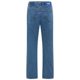Hugo Herren Bootcut-Jeans "Nate", blau, Gr. 33, unifarben, Denim/Jeans, Obermaterial: 100% Baumwolle, Jeans