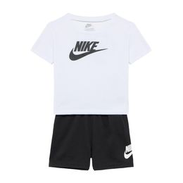 Nike Sportswear Set 'CLUB' Jungen Gr&ouml;&szlig;e 104/110 schwarz / wei&szlig;