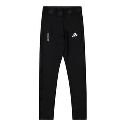 adidas Sportswear Workout Pants 'TECHFIT' boy size 140 Black / White