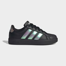 Damen Sneaker "STREETTALK KIDS", adidas Sportswear, Gr. 39core schwarz, iridescent, ftwr wei&szlig;, Synthetik, Schuhe, inspiriert vom Design des adidas