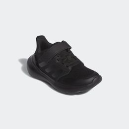 M&auml;dchen Sneaker "TENSAUR RUN 2.0 KIDS", adidas Sportswear, Gr. 33, schwarz, Synthetik, Textil, Schuhe, mit Klettverschluss, f&uuml;r Kinder & Jugendliche