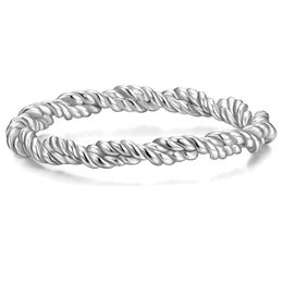 Glanzst&uuml;cke M&uuml;nchen Damen Fingerring "GSM1119", 54, Silber 925 (Sterlingsilber), 2,4mm, silber, GLANZST&Uuml;CKE M&Uuml;NCHEN, Silber 925 (Sterlingsilber), Fingerringe, Ring