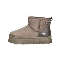 Mustang Shoes Damen Stiefelette "Mustang Shoes Stiefelette Veloursleder/Textil", Gr. 37lava, Textil, Veloursleder, Schuhe