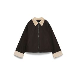 V&eacute;ro Moda Vero Moda Jacke 'VMVICKY' Damen Gr&ouml;&szlig;e M schoko / cappuccino