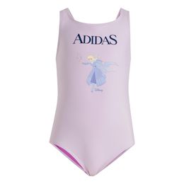 adidas Sportswear Sportbadeanzug 'Adidas x Disney Die Eisk&ouml;nigin' M&auml;dchen Gr&ouml;&szlig;e 122 marine / hellblau / hellgelb / lavendel