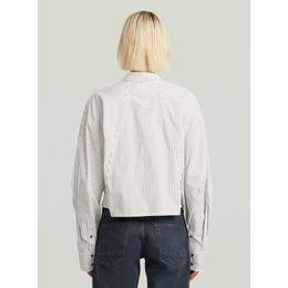 G-Star Raw G-STAR Damen Langarmshirt "Macro Balloon Shirt", wei&szlig;, Gr. XXS, Obermaterial: 100% Baumwolle, Shirts