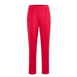 GOLDNER Damen Schlupfhose "Kurzgr&ouml;&szlig;e Elegante 7/8-Schlupfhose SARA", rot, Gr. 22, Obermaterial: 50% Polyamid PA. 45% Viskose CV. 5% Elasthan EL.,