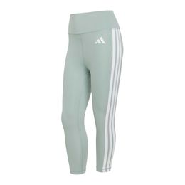 adidas Performance Sporthose 'Optime Essentials' Damen Gr&ouml;&szlig;e XS mint / wei&szlig;