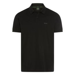 BOSS Green Herren Poloshirt "Pio"schwarz001, Gr. XXXL, unifarben, Jersey, Obermaterial: 100% Baumwolle, Shirts, mit Kn&ouml;pfen, regular fit, toniges Logo