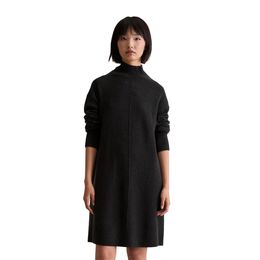Marc O'Polo Strickkleid MARC O'POLO DENIM, Damen, Gr. L, N-Gr, schwarz, Strick, Obermaterial: 72% Schurwolle, 26% Polyamid, 2% Elasthan, knieumspielend, Rippb&uuml;ndchen, Kleider Strickkleid, softer Woll-Mix, regular fit