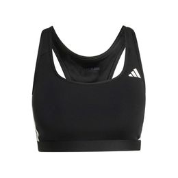 adidas Performance Sport-BH 'Optim&eacute; Essentials Workout 3-Stripes Medium Support' Damen Gr&ouml;&szlig;e S schwarz / wei&szlig;
