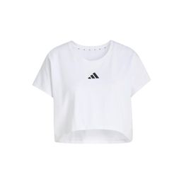 adidas Performance Funktionsshirt 'PWR' Damen Gr&ouml;&szlig;e L schwarz / wei&szlig;