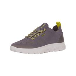 Geox Herren Sneaker "Geox Sneaker Lederimitat/Textil", Gr. 43, grau, Lederimitat, Textil, Schuhe