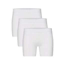 Jockey Damen Panty "Skimmies", Gr. Mwei&szlig;, Single Jersey, Obermaterial: 85% Polyamid, 12% Elasthan, 3% Baumwolle, unifarben, Unterhosen, (3er Pack),